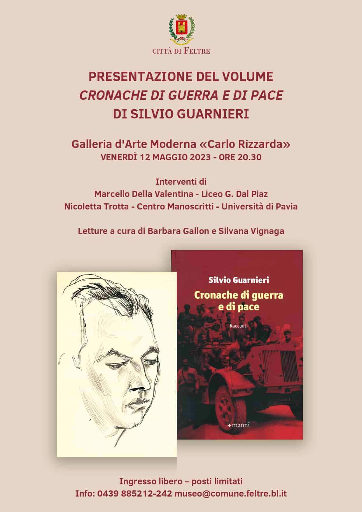 Presentazione del volume di Silvio Guarnieri Cronache di Guerra e di ...